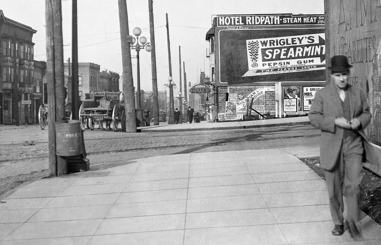 The view from First Avenue and Virginia Street, circa 1910 | The ...