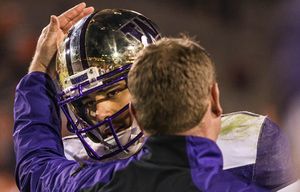 Huskies quarterback Cyler Miles takes ‘voluntary leave’ from football ...