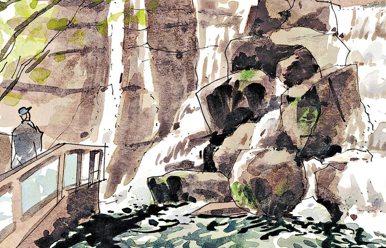 22-foot falls provide an urban oasis in city’s oldest neighborhood ...