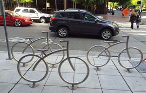 Share your picture of a cool bike-rack design | The Seattle Times