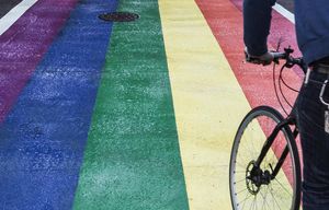 Colorful crosswalks celebrate gay pride in Seattle | The Seattle Times