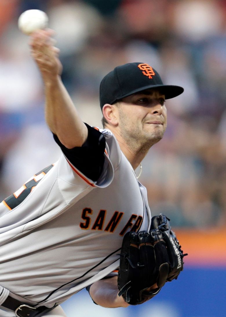 Mariners acquire right-handed pitcher Chris Heston from the Giants ...