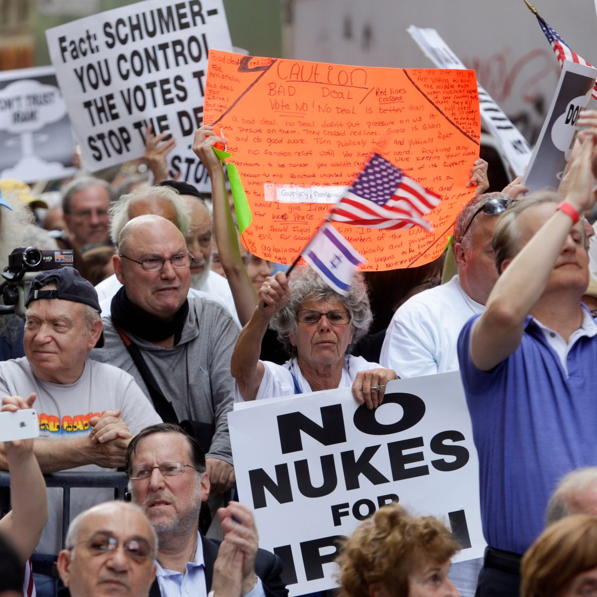 Iran deal with U.S. brings thousands to Times Square protest | The ...