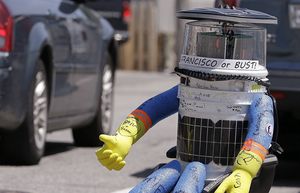 Hitchhiking robot’s cross-country trip in US ends in Philly | The ...