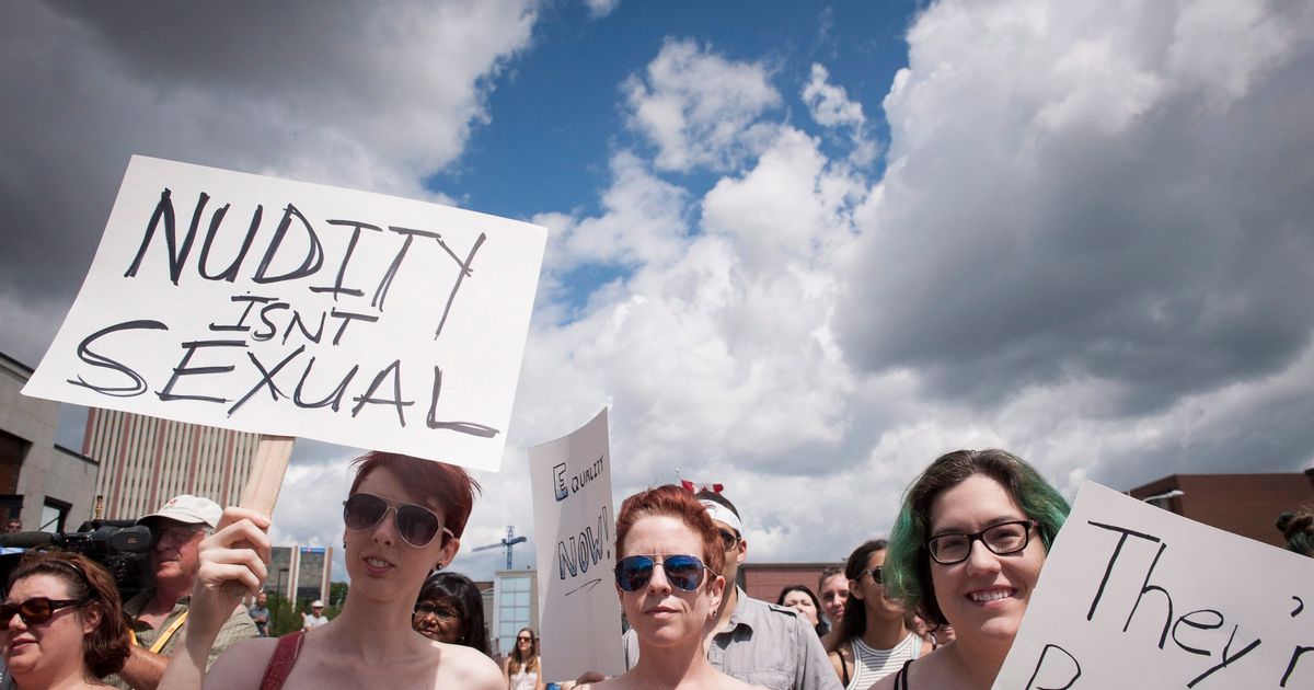 Topless protest in Canada urges women to ‘bare with us’ | The Seattle Times