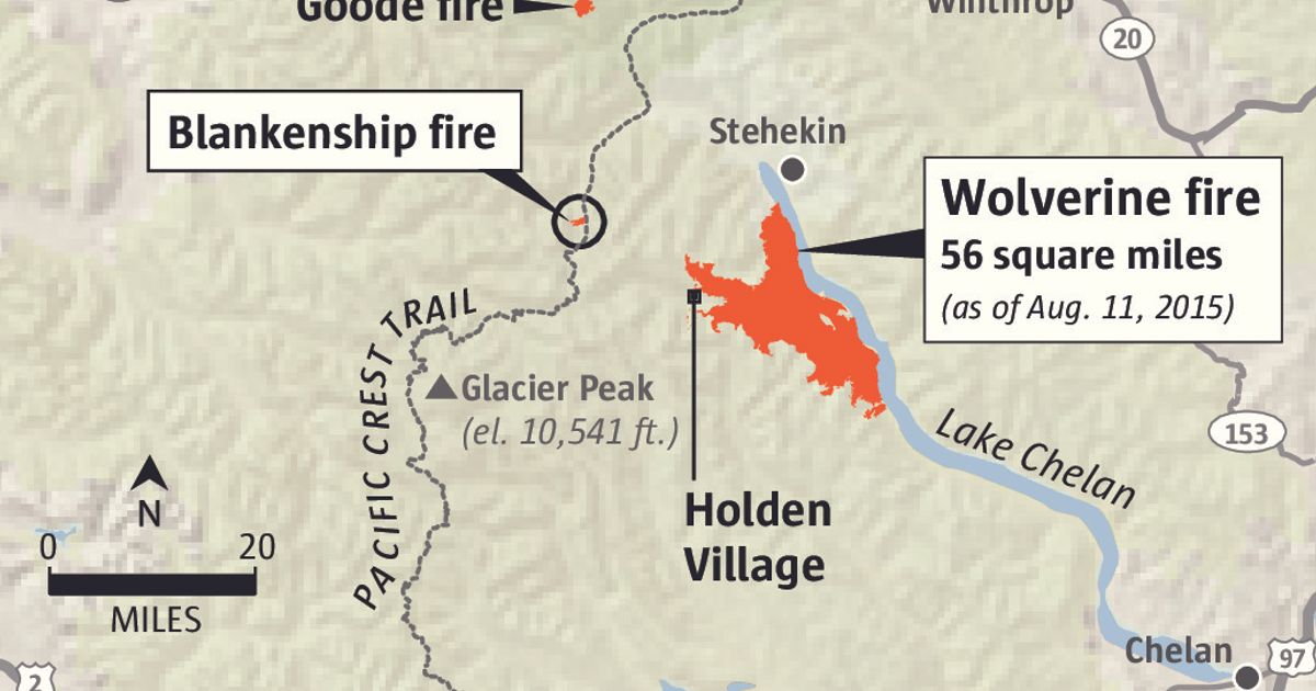 Wildfire now burning around Holden Village | The Seattle Times