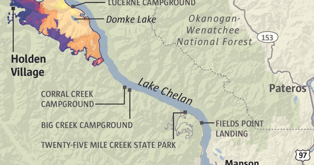 Crews battling Lake Chelan’s Wolverine fire could face storms, new ...