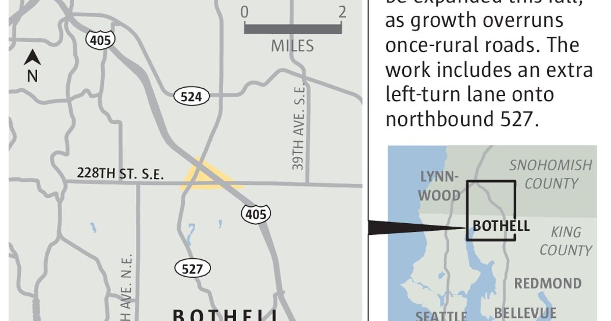 Bothell project to target risky traffic stress point | The Seattle Times