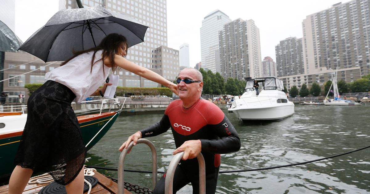 Swimmer has eyes on aquatic prize: to swim around the world | The ...