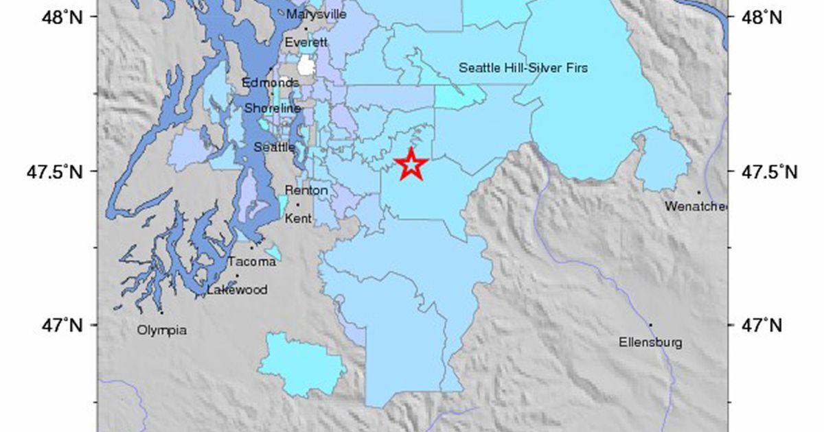 4.0 earthquake shakes Eastside; no reports of damage | The Seattle Times