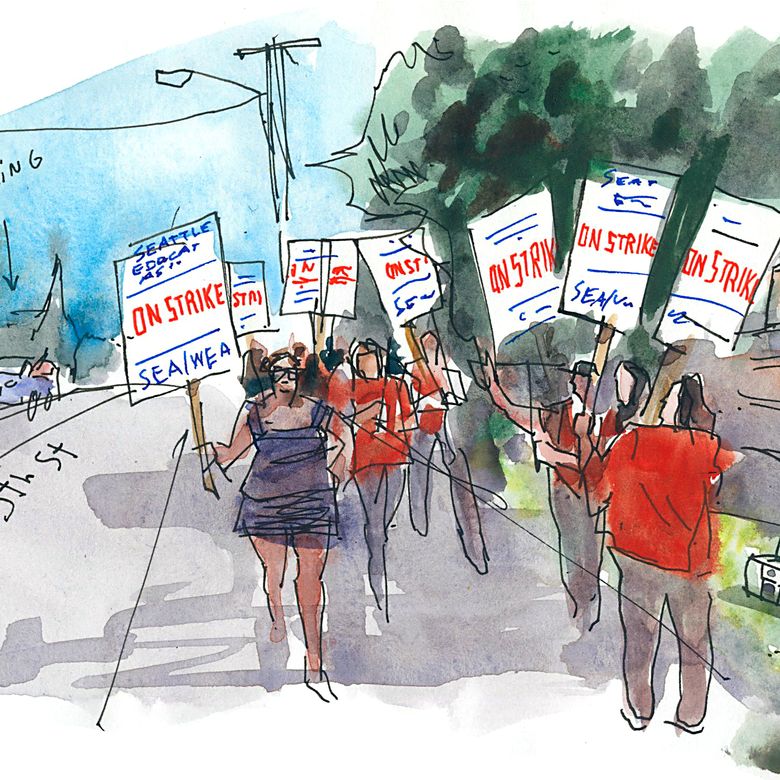 Faces and voices from the teachers’ strike | The Seattle Times