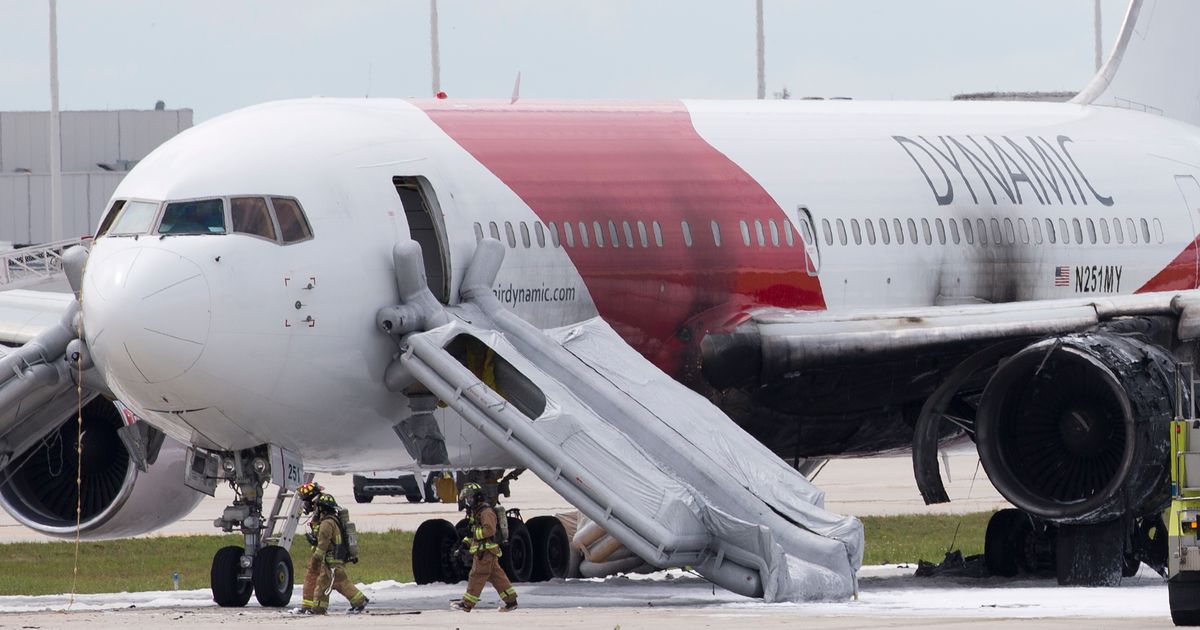 Plane catches fire at Florida airport; 1 seriously injured | The ...