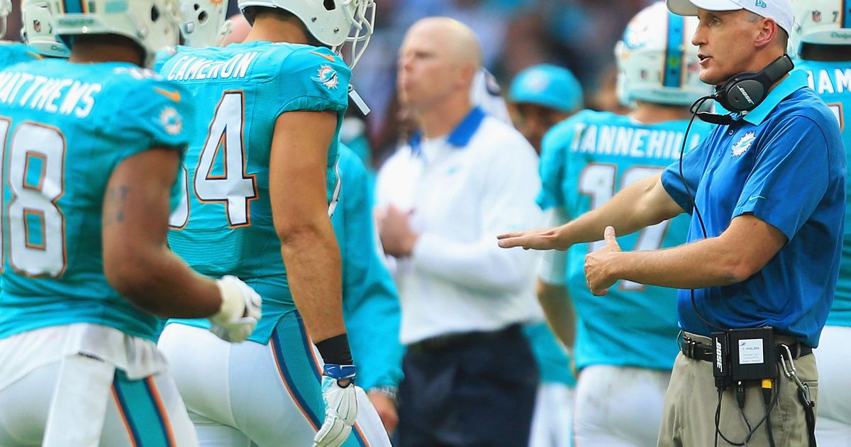 Dolphins coach Joe Philbin fired four games into his fourth season ...
