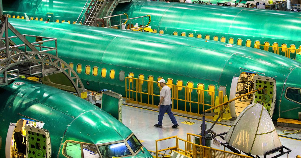 Boeing races to keep up with Airbus on single-aisle-jet production ...