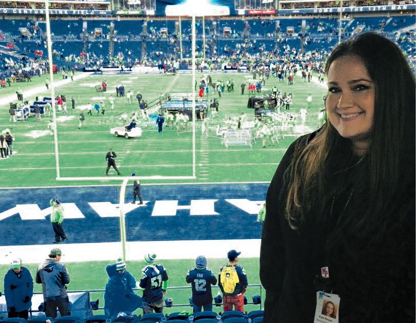 Kyla Reyes’ cool job in stadium operations | The Seattle Times
