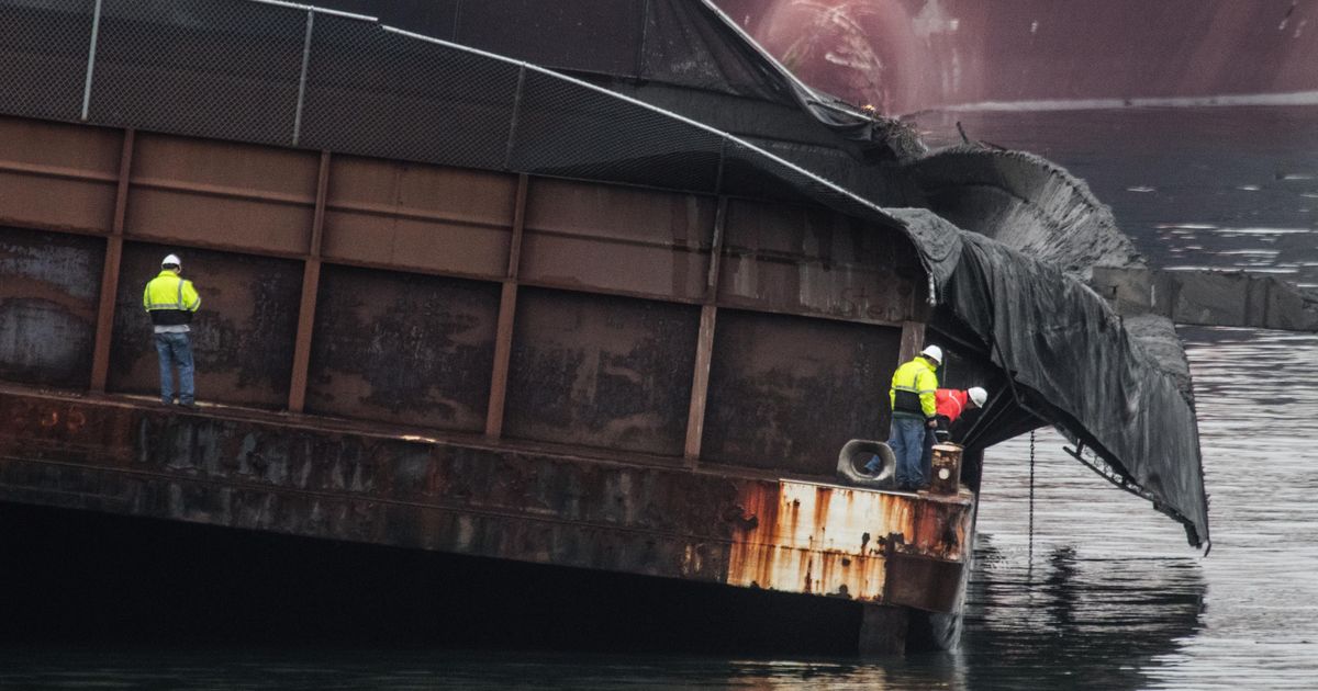 Bertha stops digging again, but this time it’s because of a barge | The ...