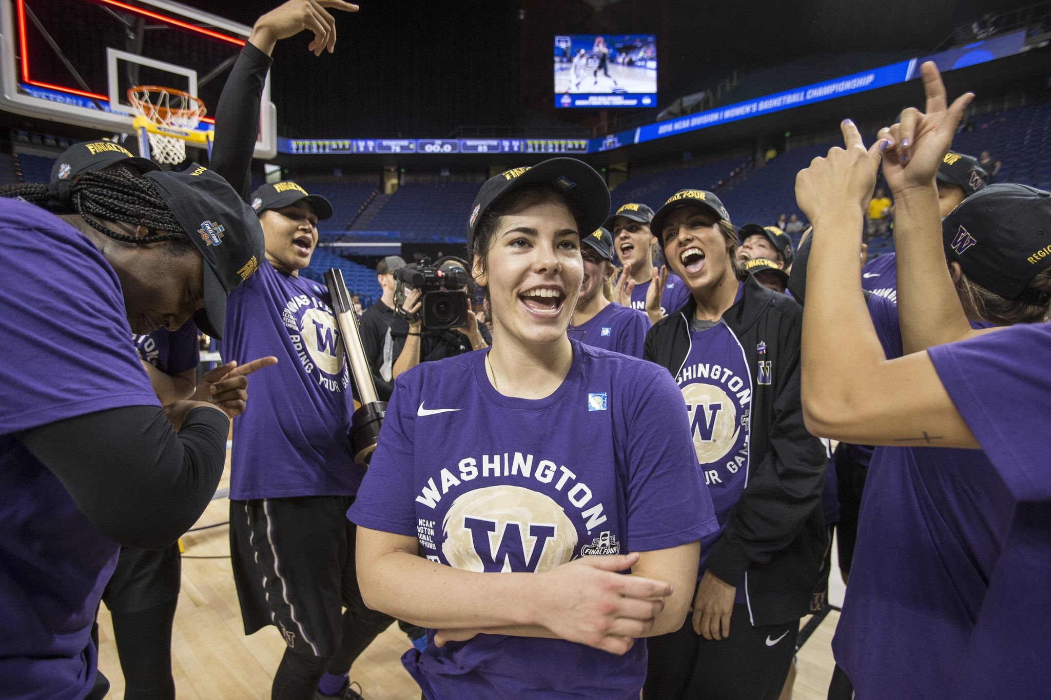 Chantel Osahor, UW women advance to first-ever Final Four, knock out ...