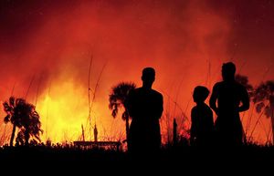Crews battle major fire at iconic Florida mansion | The Seattle Times