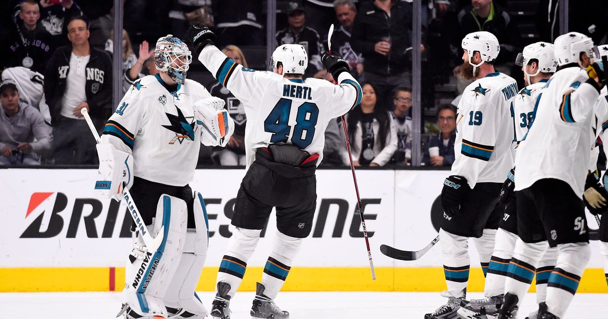 Sharks use depth to get past Kings in 1st round of playoffs | The ...