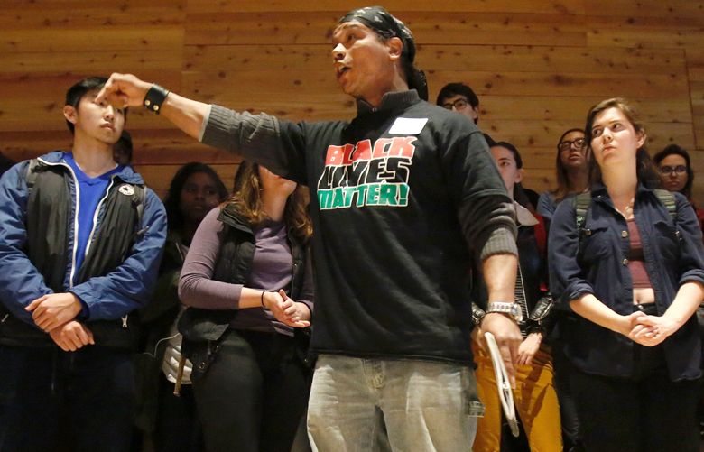 At least 200 protesters take over UW meeting on race relations | The ...