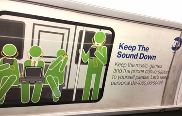 ‘Manspreading’ illustrated: Exhibit studies subway etiquette | The ...