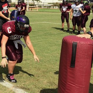 The last tackle powder puff football game avoids the sack | The Seattle ...