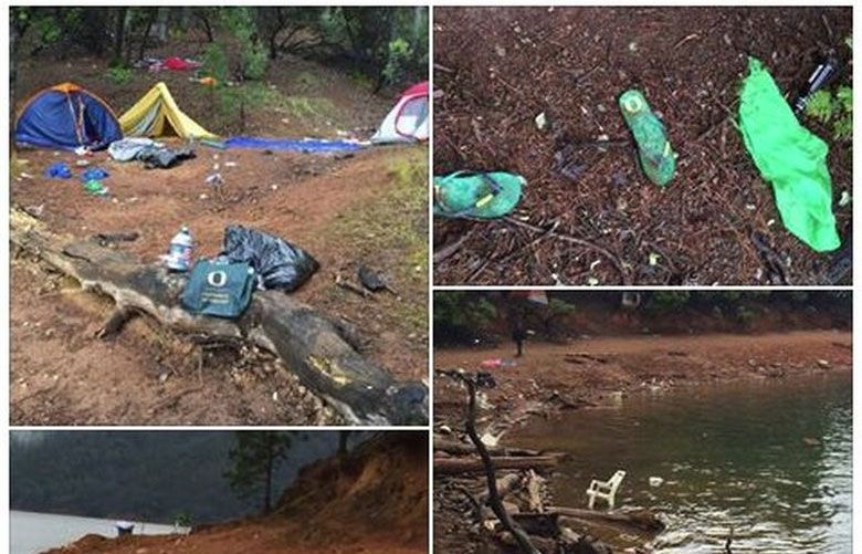 1,000 fraternity, sorority members trash Lake Shasta campsite | The ...