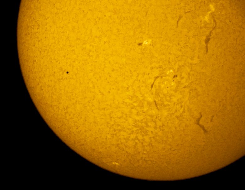Objects Near Sun Photographed Recently