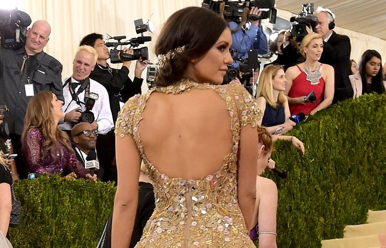 Photos: Gowns with dramatic trains blazed a stylish trail at the Met ...