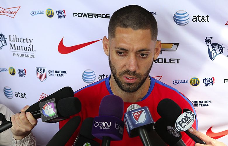 Clint Dempsey still plays with chip on his shoulder, scowl in his gaze ...