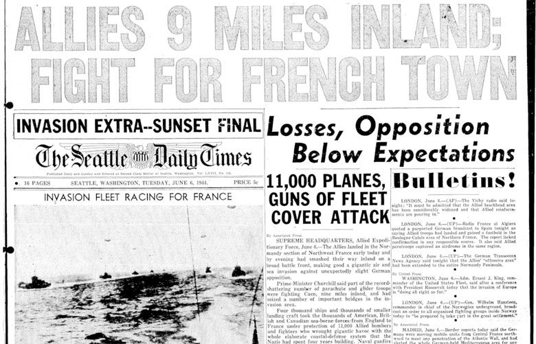 How The Seattle Times covered D-Day in 1944 | The Seattle Times