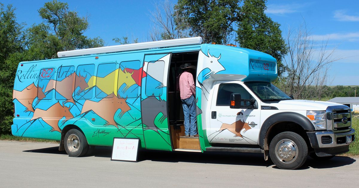 Retrofitted bus provides studio for Native American artists | The ...