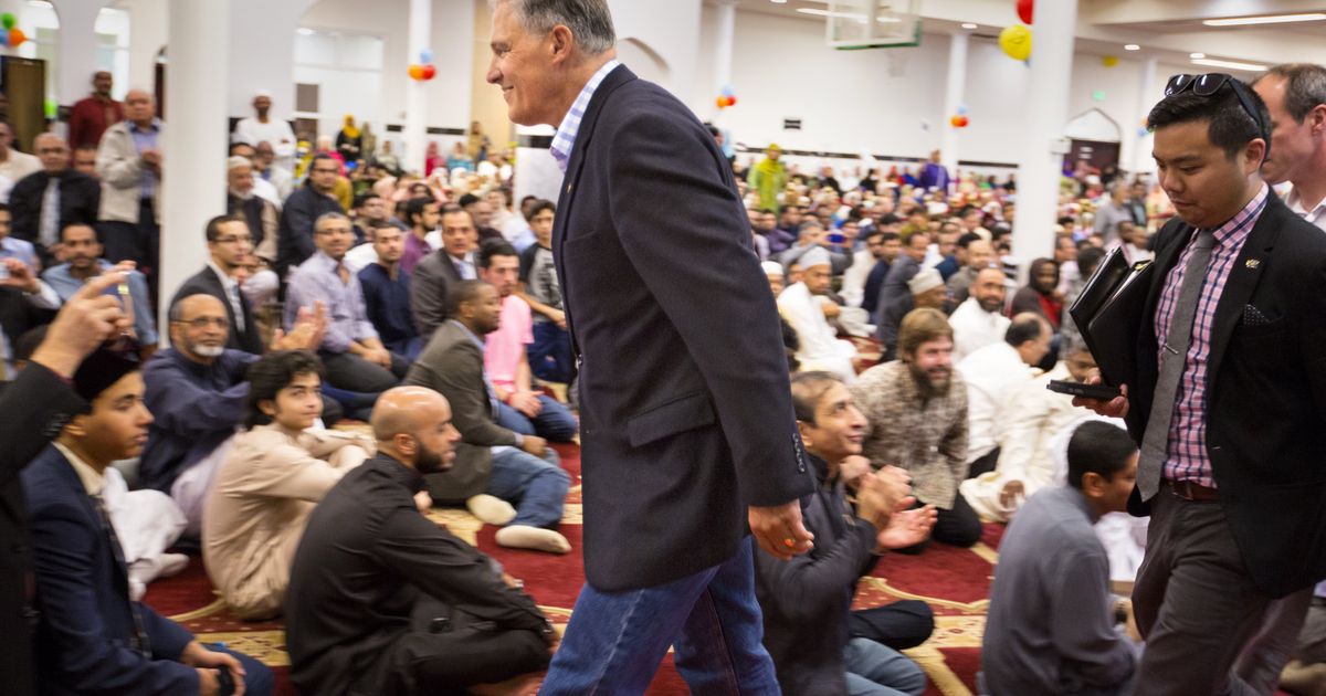 Inslee urges unity in the face of ‘fear and hatred’ in speech at ...
