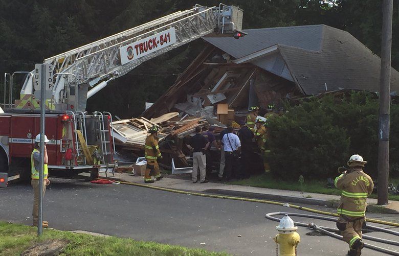 Explosion destroys Connecticut house, 7 hospitalized | The Seattle Times