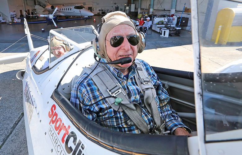 Onetime bomber pilot back in sky on biplane Dream Flight | The Seattle ...