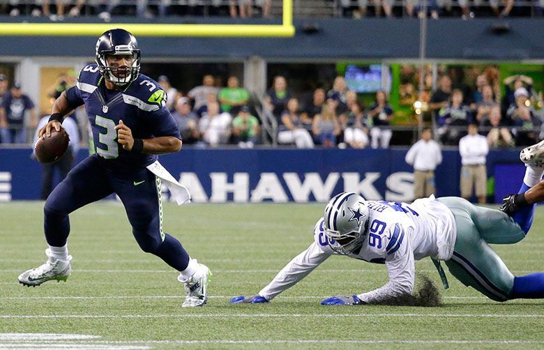 Seahawk QB Russell Wilson says he respects Colin Kaepernick’s cause but that ‘I love the flag ...