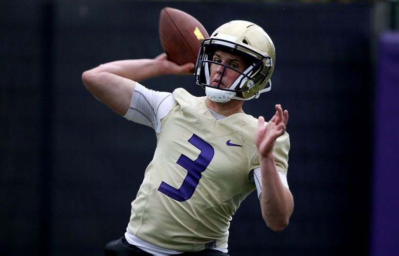 UW fall camp notes: Jake Browning looks to get better throwing the deep ...