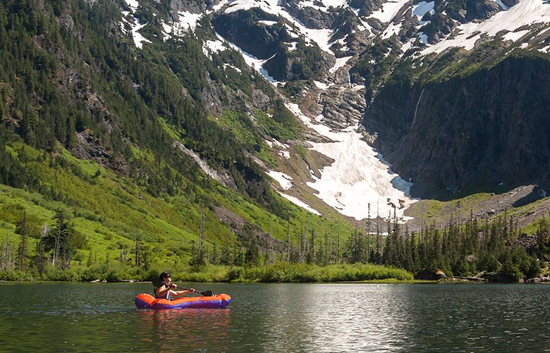 Rafting on an alpine lake makes the climb to get there worthwhile | The ...