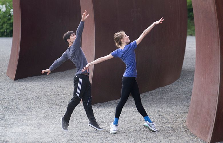 Keep an eye out for the dancers among the art at Olympic Sculpture Park ...