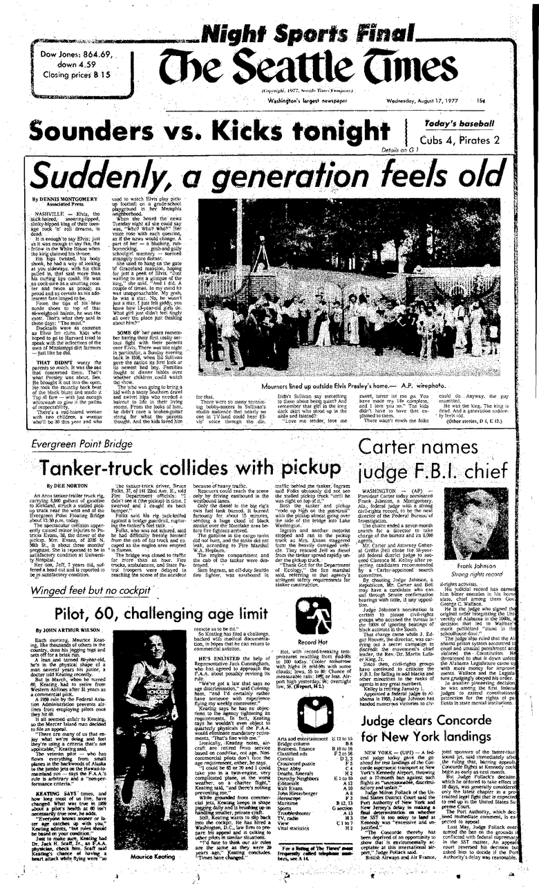 Elvis Presley Death Certificate