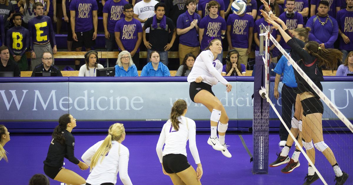 Washington’s Courtney Schwan earns Pac-12 volleyball Player of the Year ...