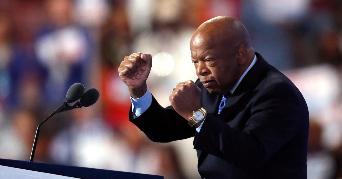 Congressman John Lewis crowd surfs after Colbert interview | The ...