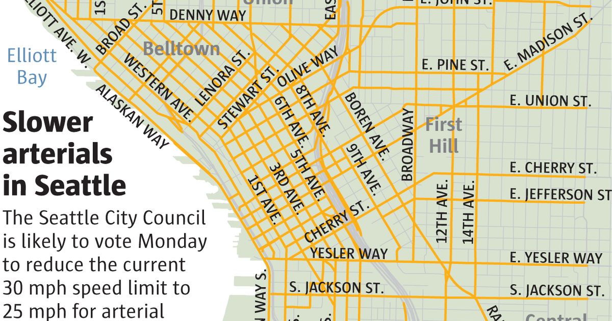 Seattle City Council considers lowering speed limits all over the city ...