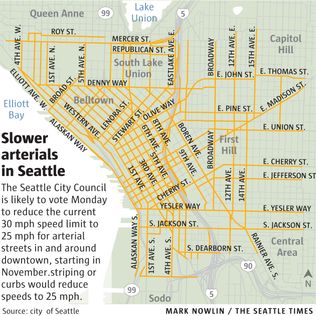 Seattle City Council considers lowering speed limits all over the city ...