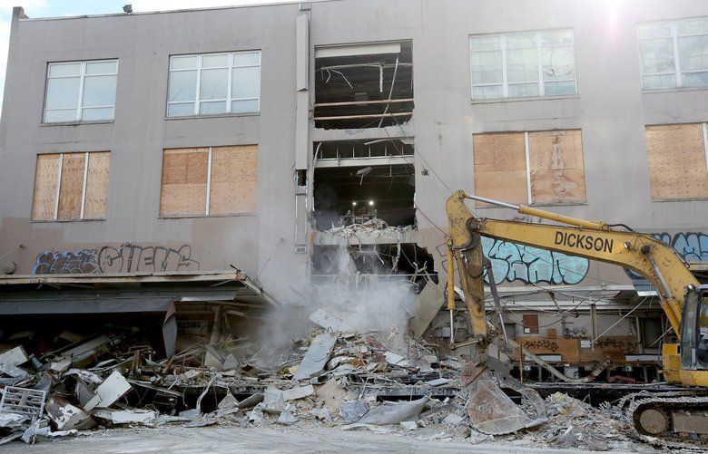 Photo: Demolition started on Old Seattle Times building | The Seattle Times