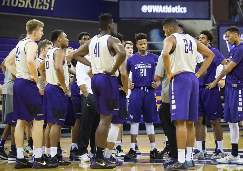 A sneak peek inside Washington men’s basketball practice | The Seattle ...