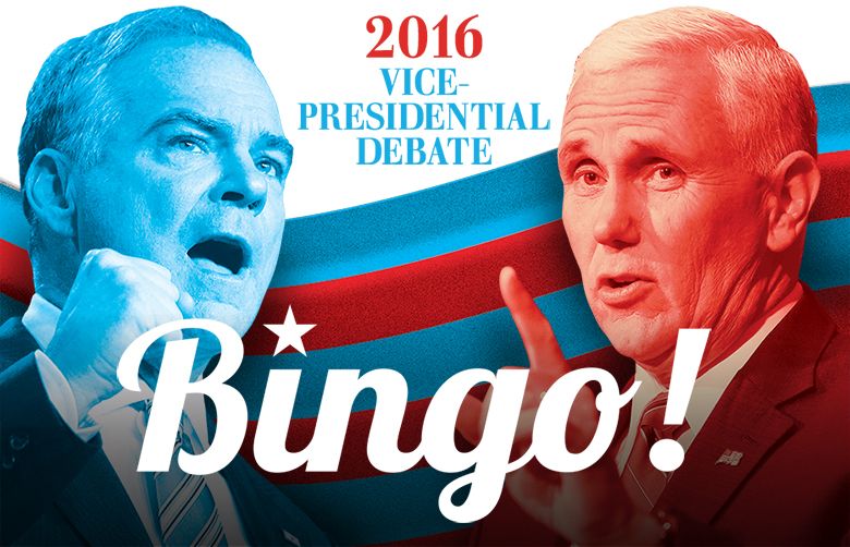 It’s time for vice-presidential debate bingo: Download cards or play ...