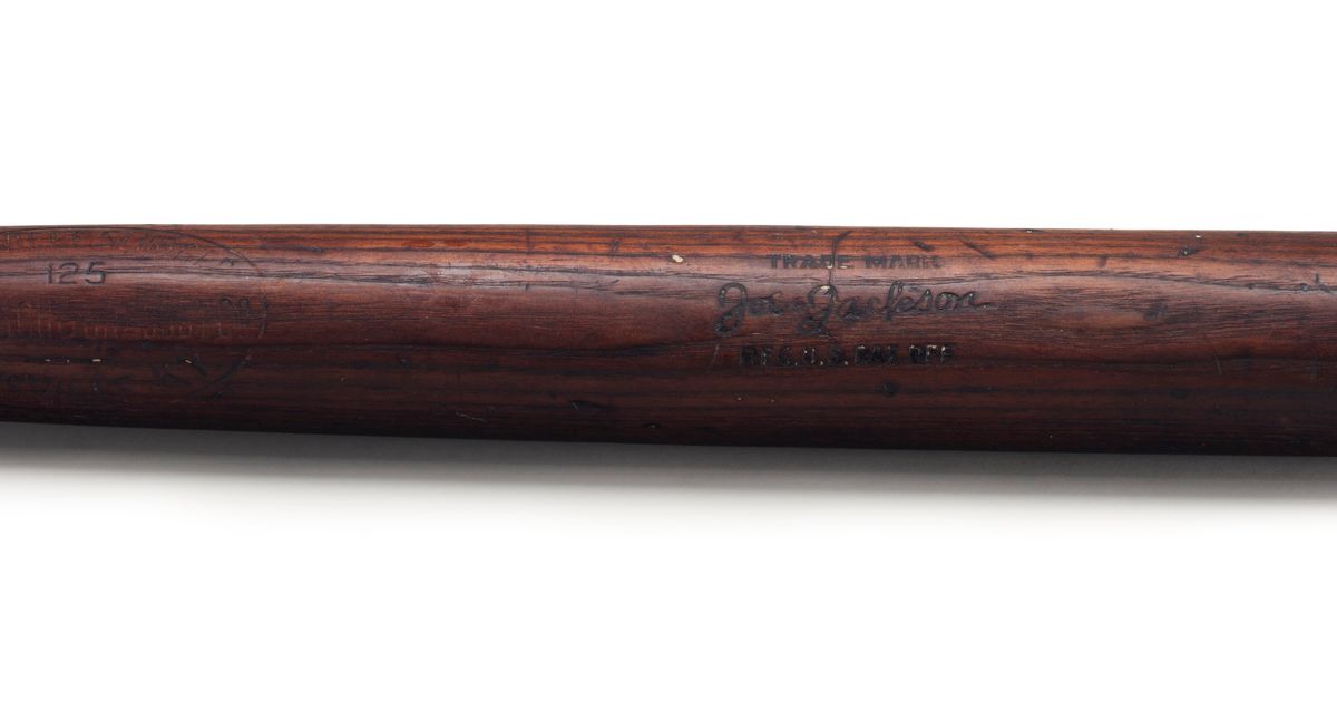 ‘Shoeless’ Joe Jackson’s game bat is auctioned for $583,500 | The ...