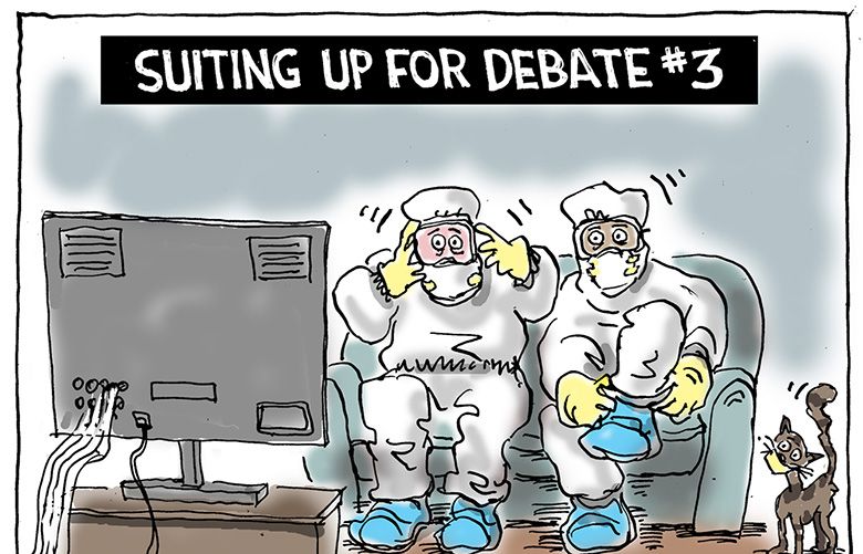 This week in cartoons: Debates, denials and double standards | The ...