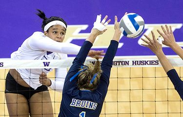 Huskies volleyball team ready for their own Apple Cup | The Seattle Times